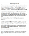 Free Alabama Power Of Attorney Forms | PDF Templates