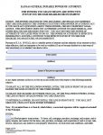 Free Kansas Power Of Attorney Forms | PDF Templates