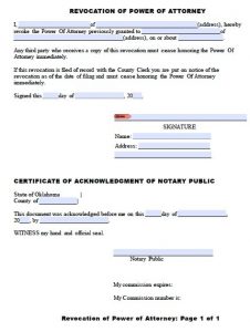 Free Oklahoma Power Of Attorney Forms | PDF Templates