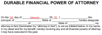 Free Free Durable (Financial) Power of Attorney Forms (DPOA)