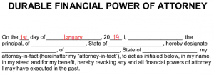 Free Free Durable (Financial) Power of Attorney Forms (DPOA)